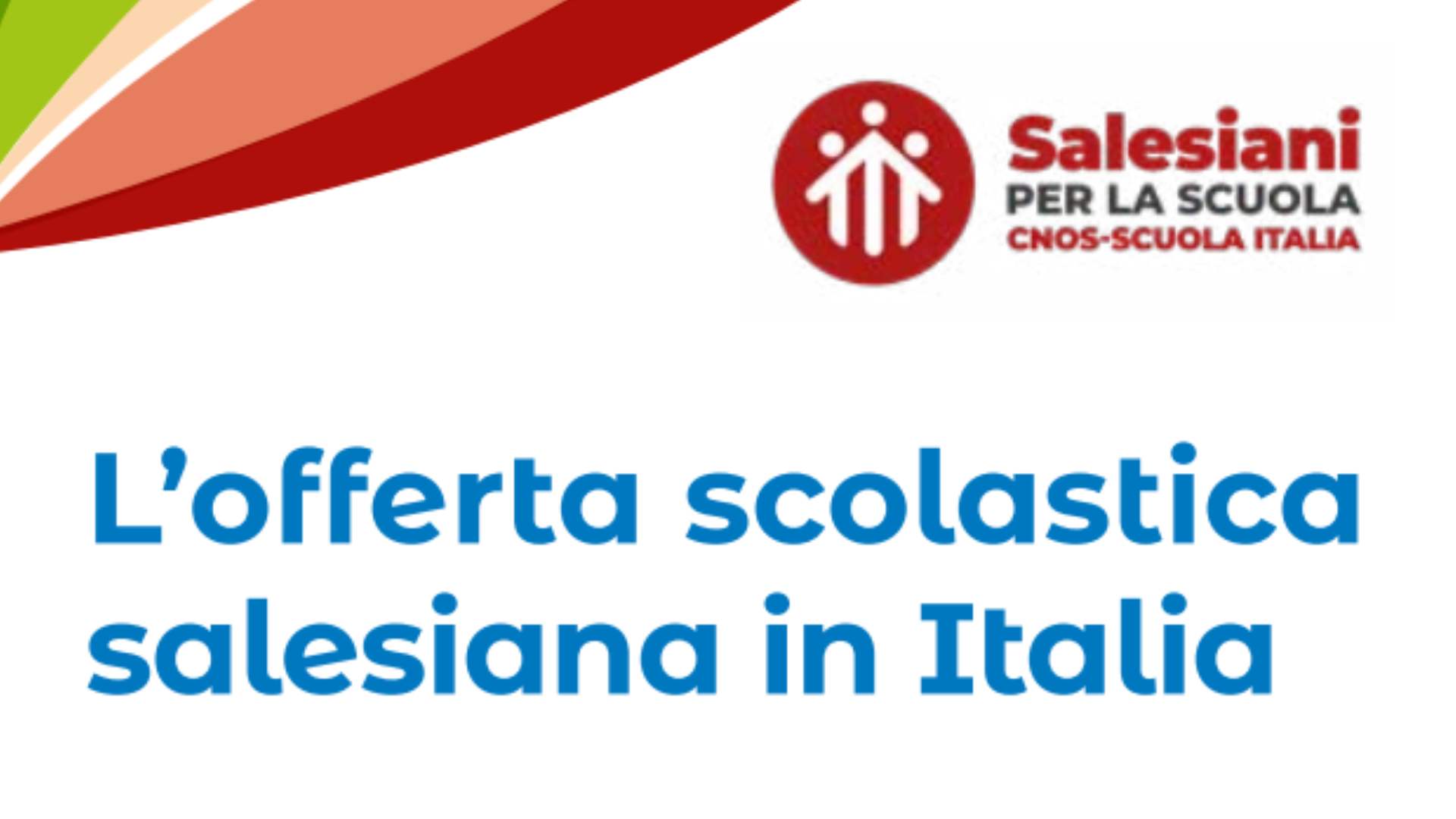 L'offerta scolastica salesiana in Italia: disponibile il nuovo catalogo ...